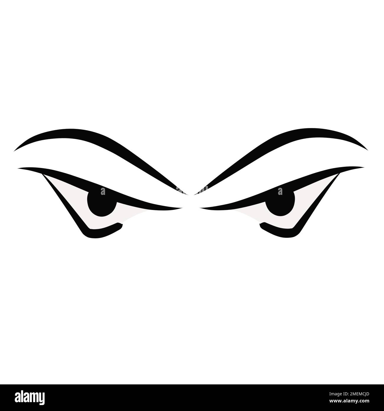 Illustration design angry eye graphic. Perfect for stickers, tattoos ...