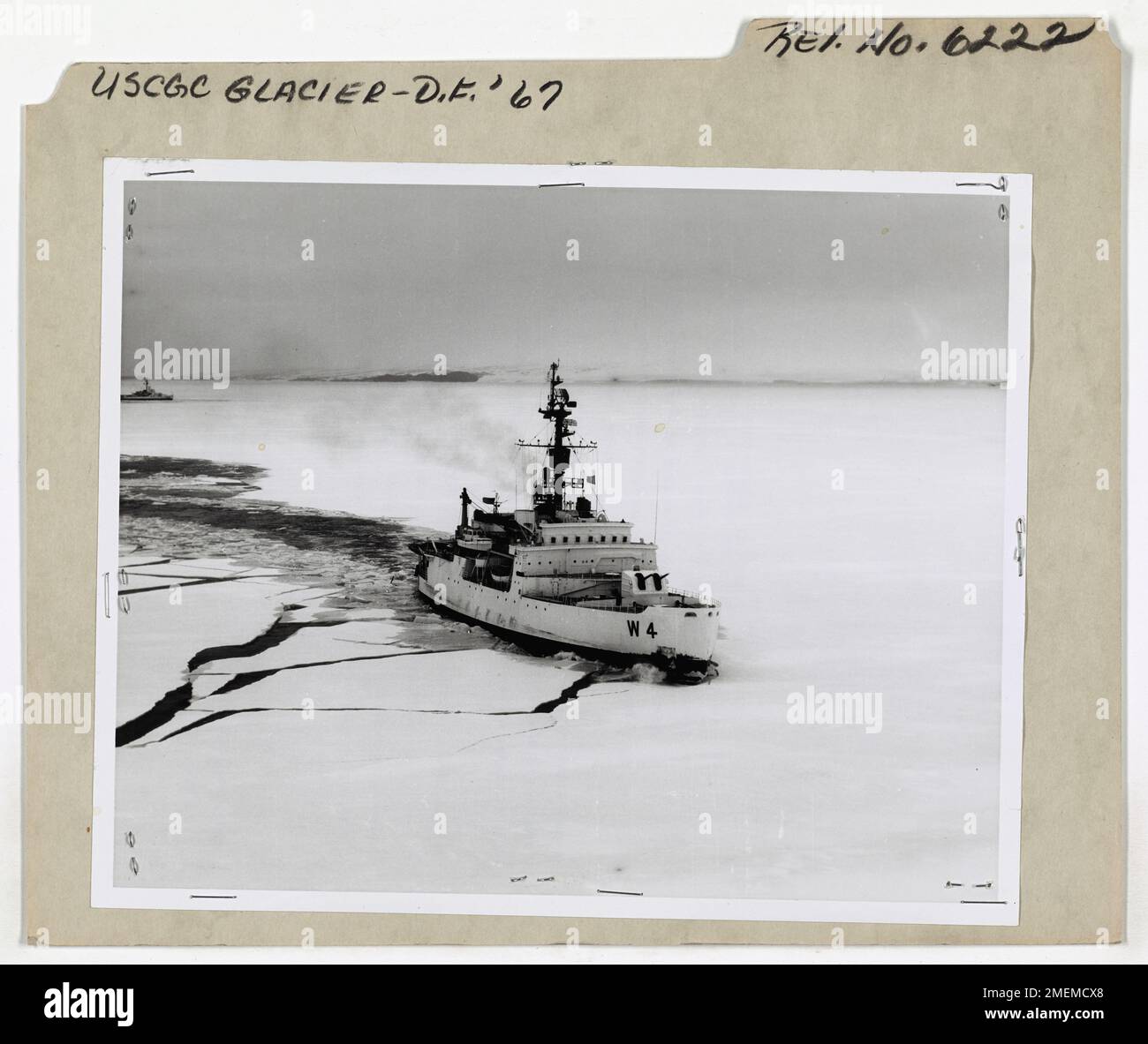 The U.S. Coast Guard icebreaker USCGC Glacier, with 21,000 horsepower ...