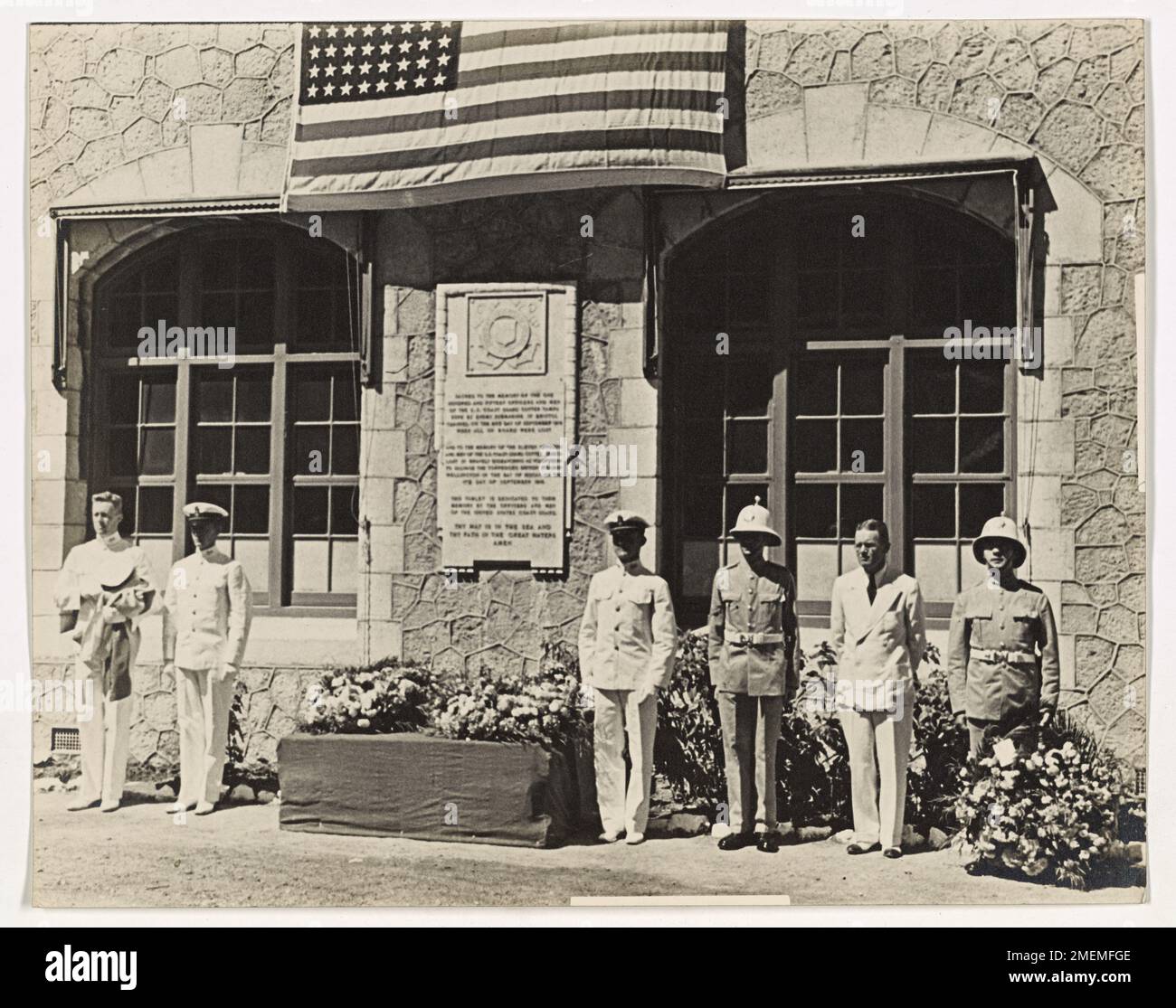 Memorial to Tampa. The tablet as it is and the Cadet Guard and the ...