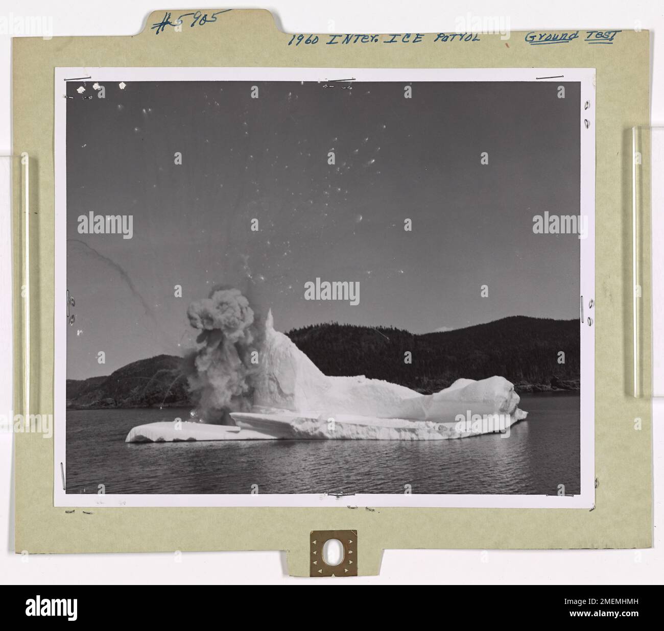 Thermite Erupts Iceberg Geyser Like Exploding Boiler. Ignited thermite ...