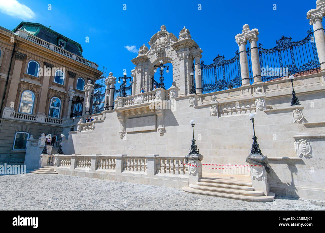 Buda Castle Royal Palace and Hungarian National Gallery in Budapest ...