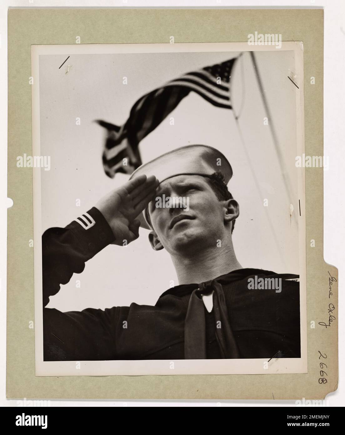 Twenty-year-old Coast Guardsman Gene Oxley of Indiana displayed ...