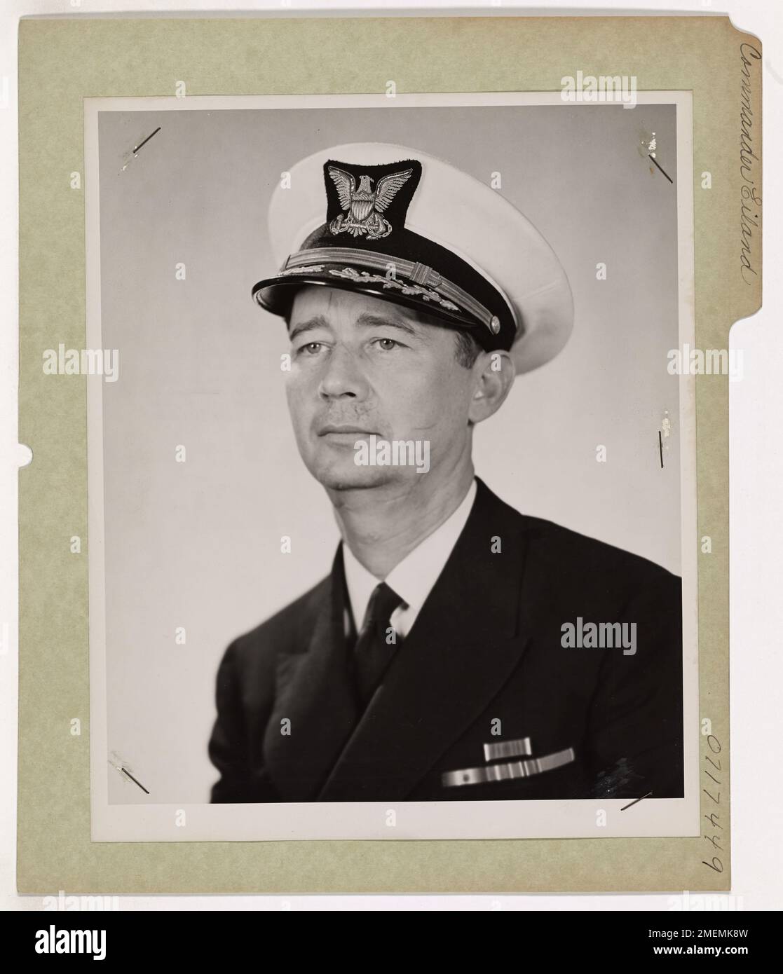 Coast Guard Commander Ralph T. Eiland, awarded the Purple Heart ...