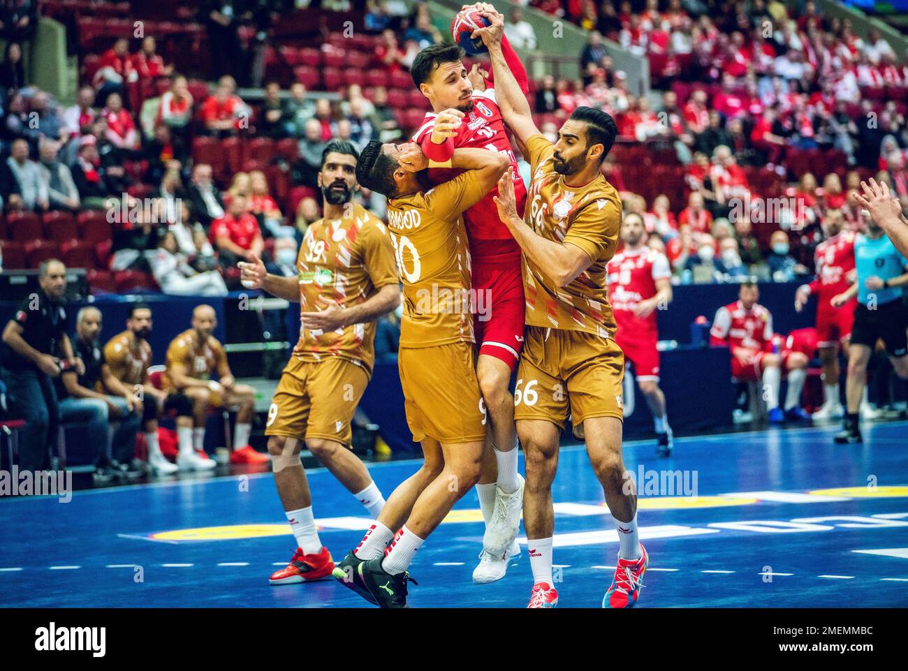 Malmo, Sweden. 23rd Jan, 2023. Ivan Martinovic (51) of Croatia and ...