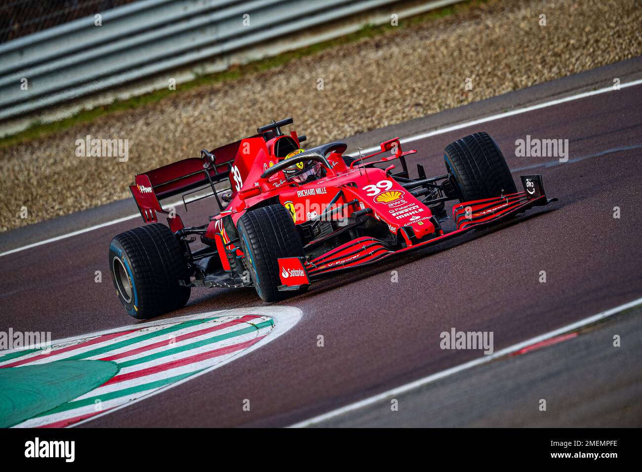 #39 Robert Shwartzman, Scuderia Ferrari during a test with the old 2021 ...