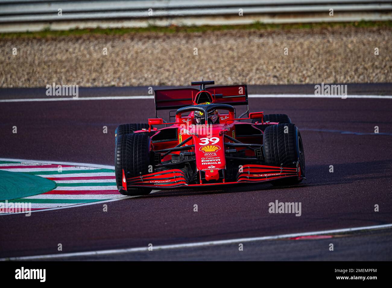#39 Robert Shwartzman, Scuderia Ferrari during a test with the old 2021 ...