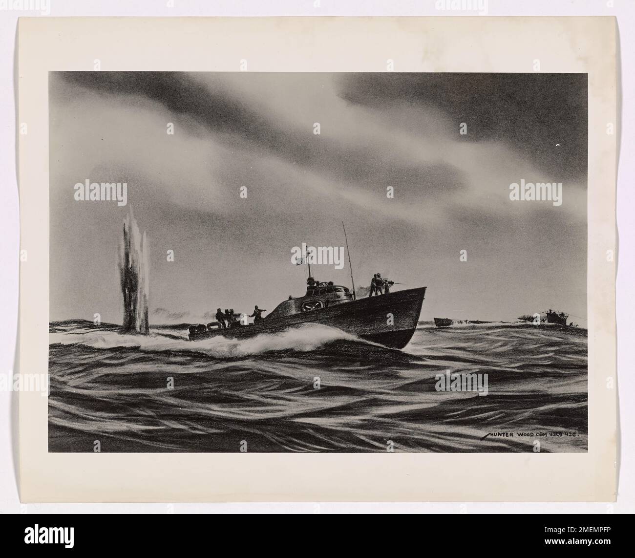 An 83-foot U.S. Coast Guard patrol boat is depicted in artwork by ...