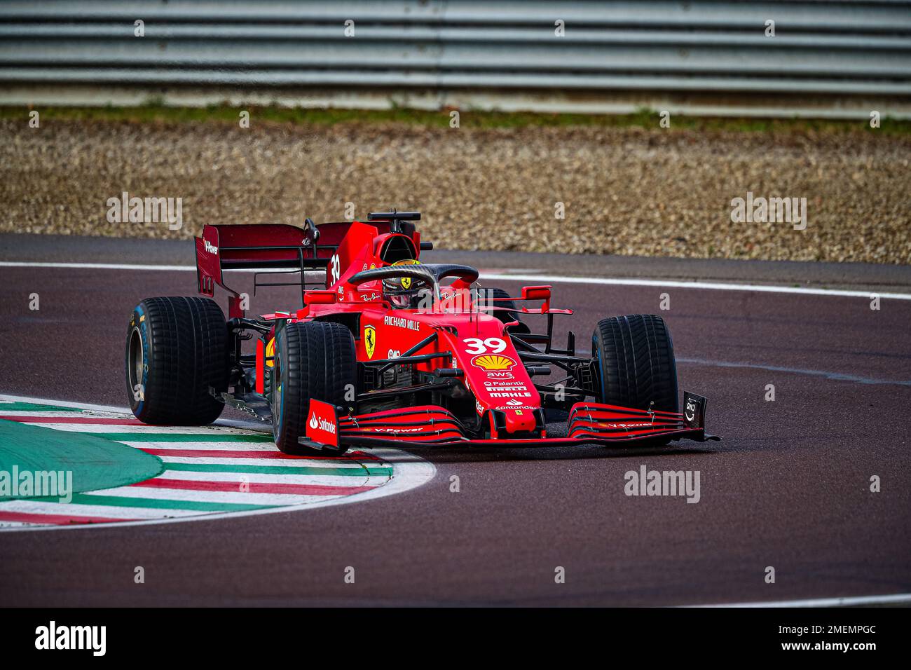 #39 Robert Shwartzman, Scuderia Ferrari during a test with the old 2021 ...