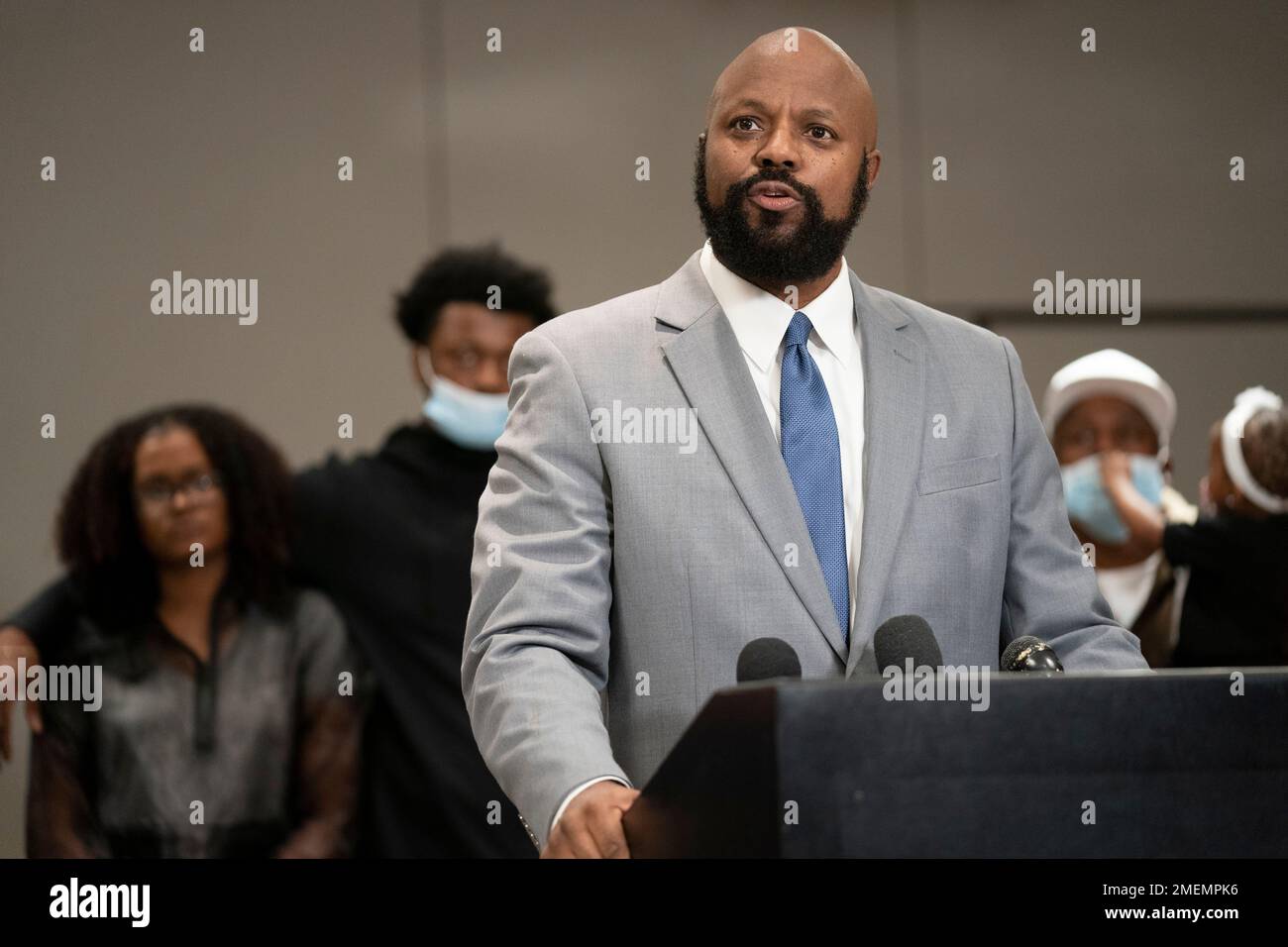 Attorney Thomas D. Bowers III speaks on behalf of his client Chyna ...