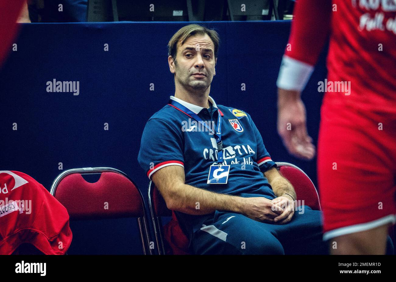 Malmo, Sweden. 23rd Jan, 2023. Assistant coach Ivano Balic of Croatia ...