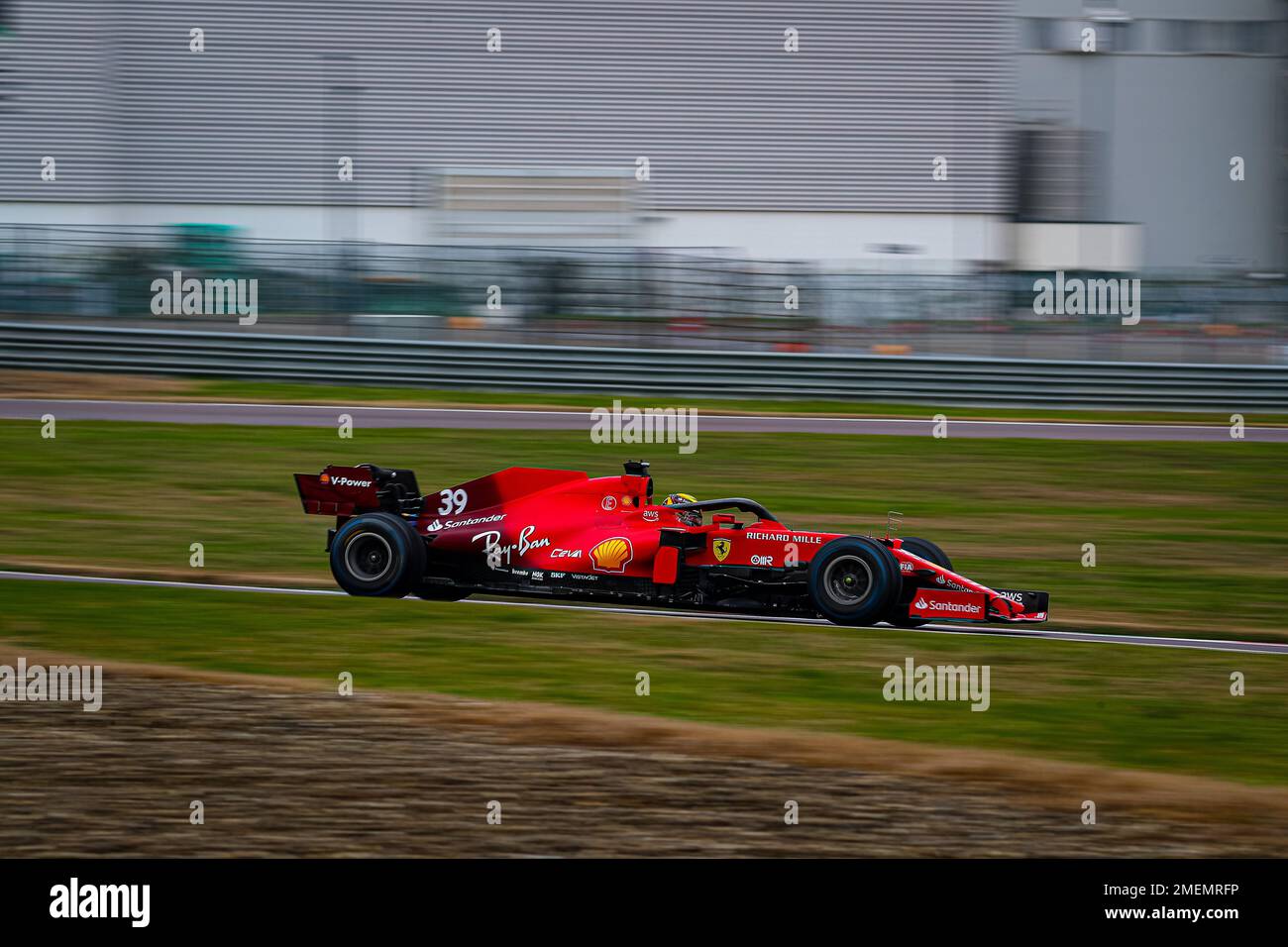 #39 Robert Shwartzman, Scuderia Ferrari during a test with the old 2021 ...