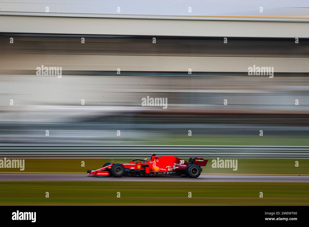 #39 Robert Shwartzman, Scuderia Ferrari during a test with the old 2021 ...