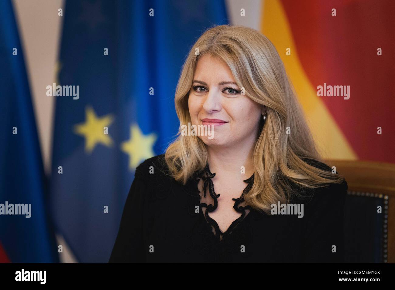 Berlin, Germany. 24th Jan, 2023. Zuzana Caputova, President of Slovakia ...