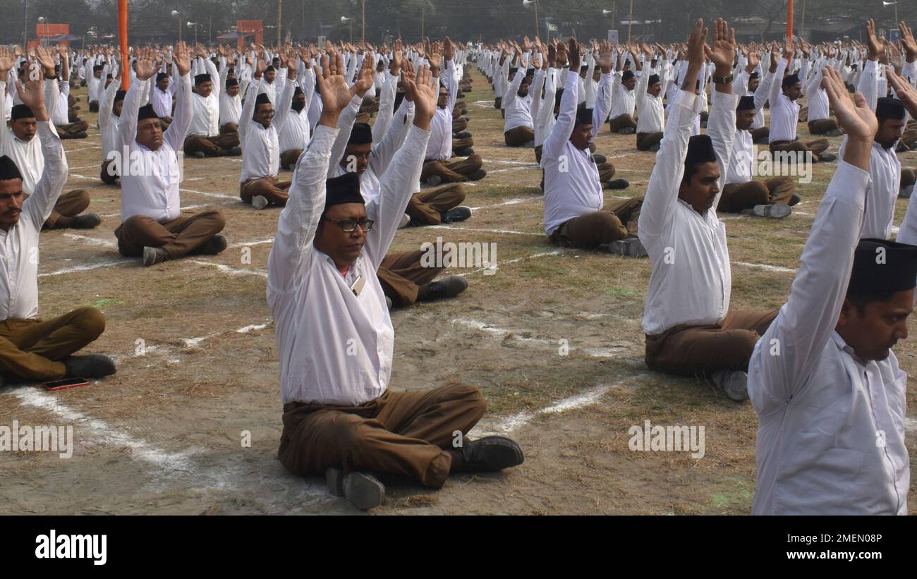 Kolkata, India. 24th Jan, 2023. The Hindu Nationalist organization ...