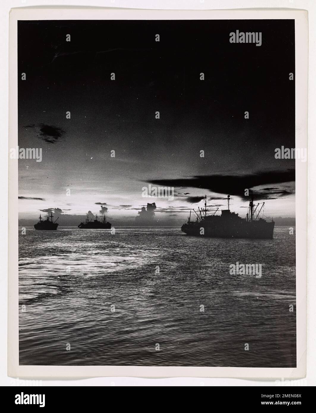 Convoy of transport ships hi-res stock photography and images - Alamy