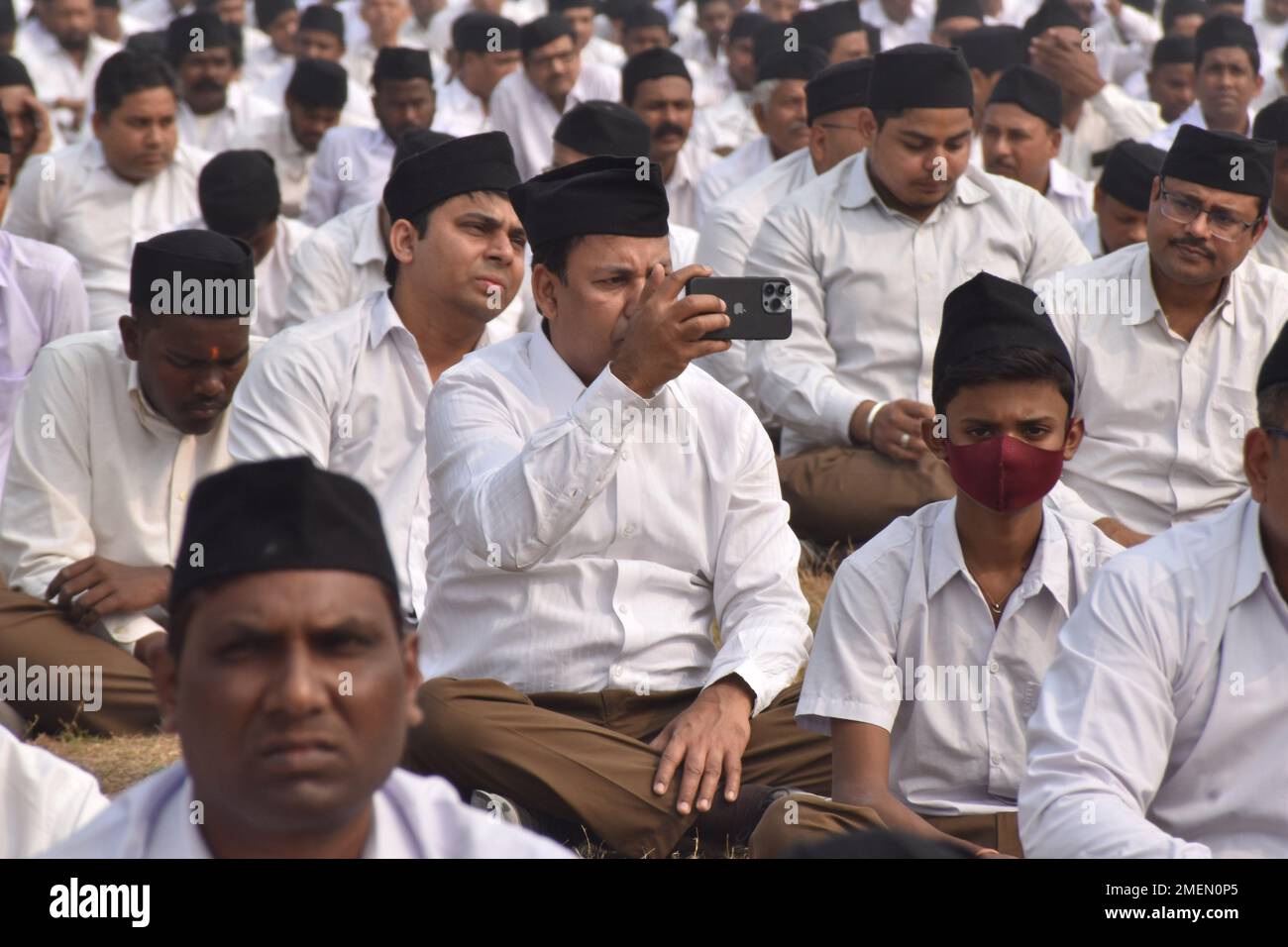 Kolkata, India. 24th Jan, 2023. The Hindu Nationalist organization ...