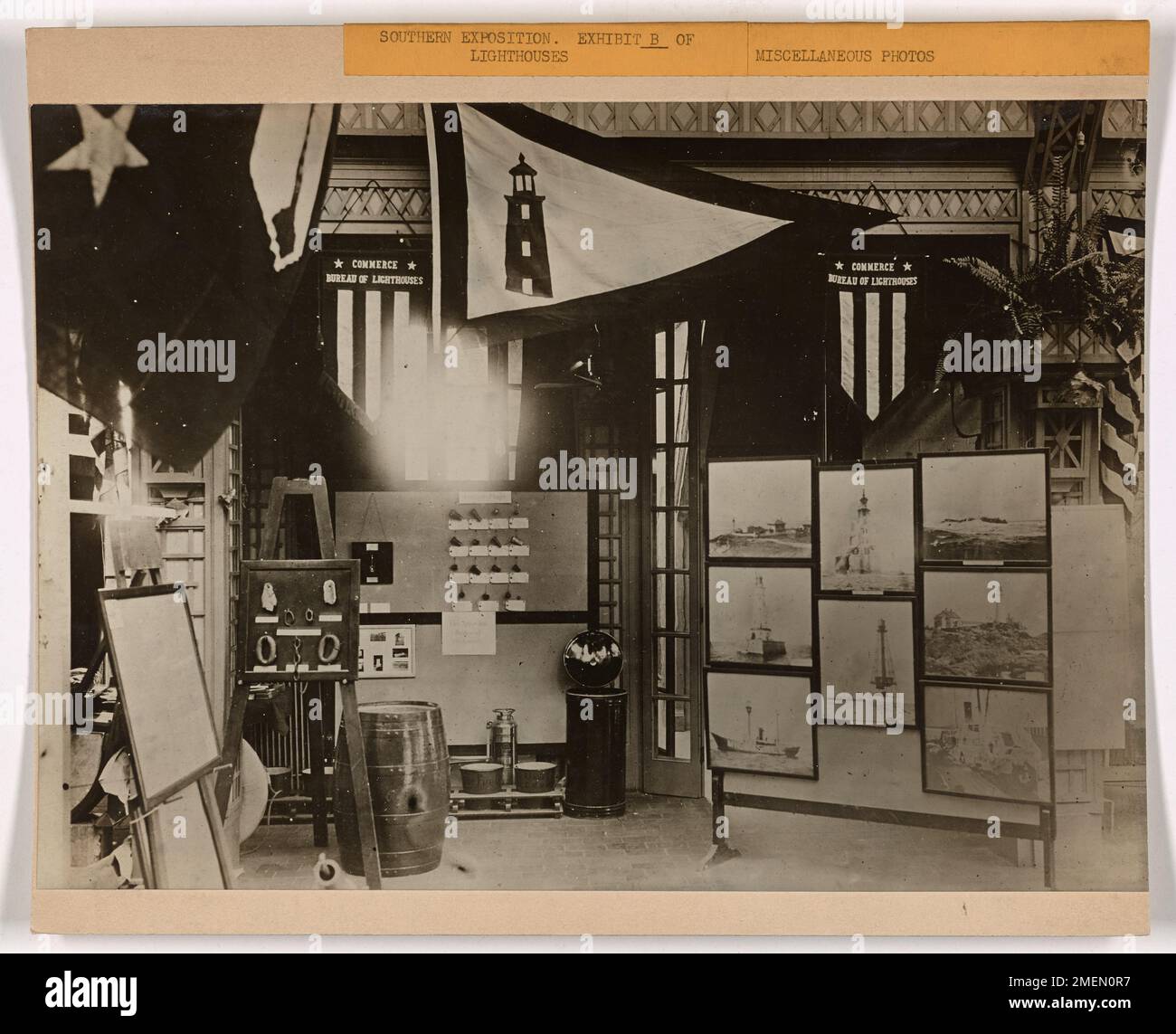 Exhibit B of lighthouses showcased at the Southern Exposition ...