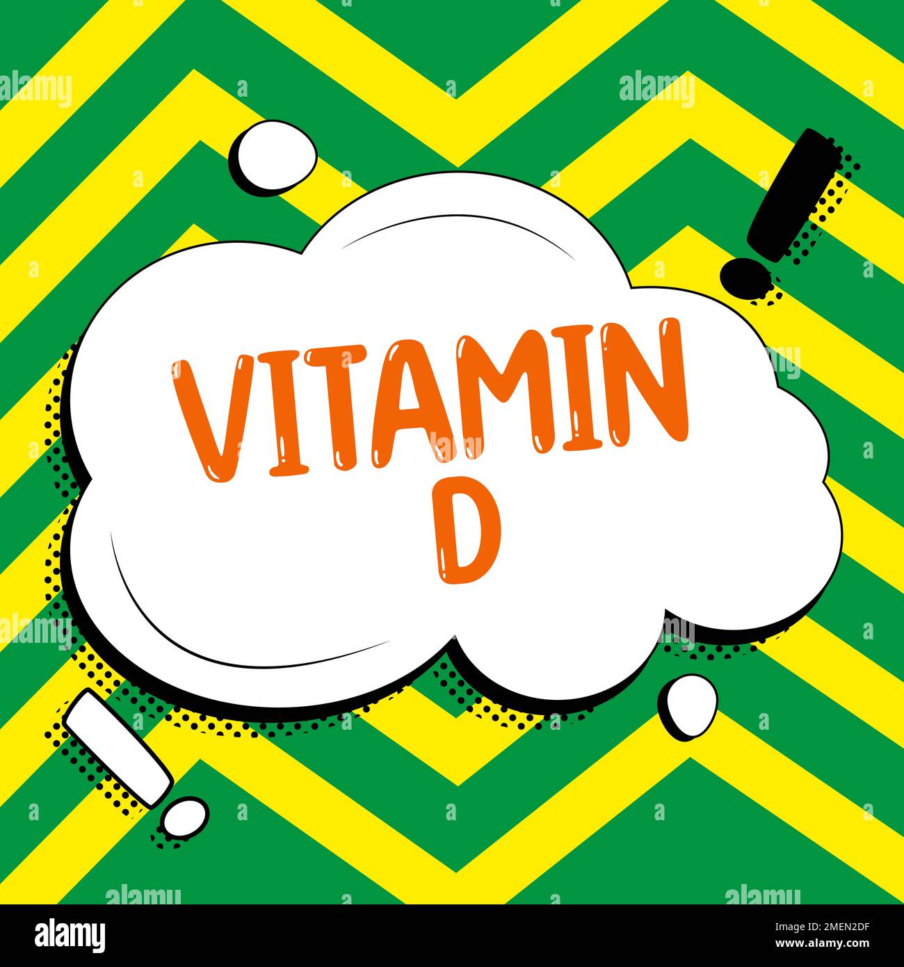 Sign displaying Vitamin D. Conceptual photo Nutrient responsible for ...