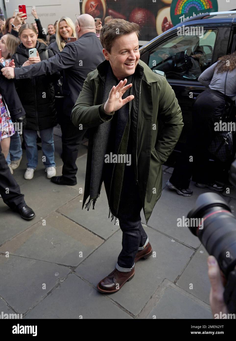 Host Declan Donnelly arrives for the Britain's Got Talent auditions ...