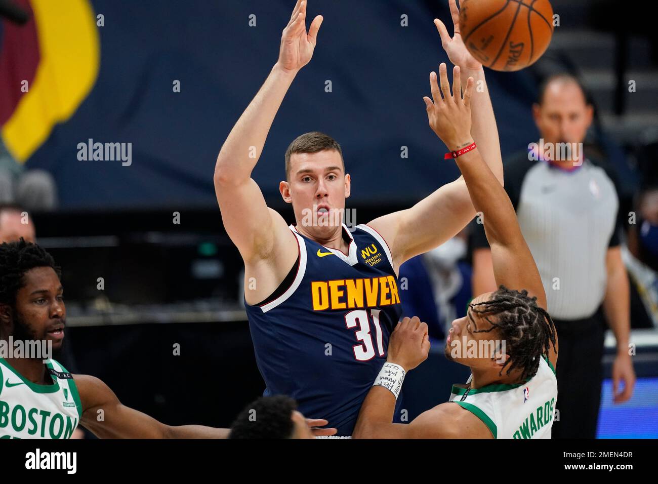 Denver Nuggets forward Vlatko Cancar (31) in the second half of an NBA ...