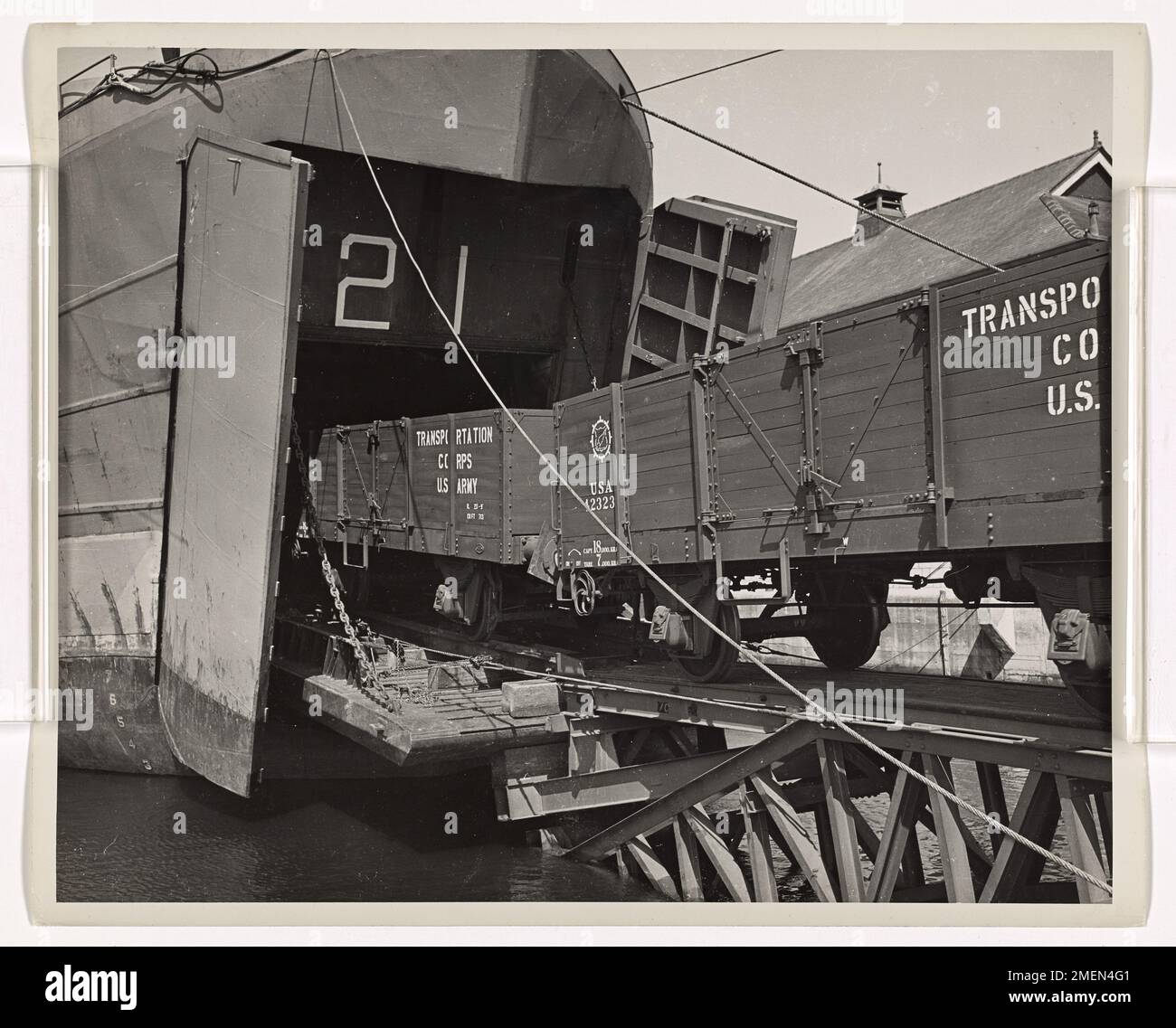 Coast Guardsmen Expedite Rail Shipments in Europe. Freight cars of the ...