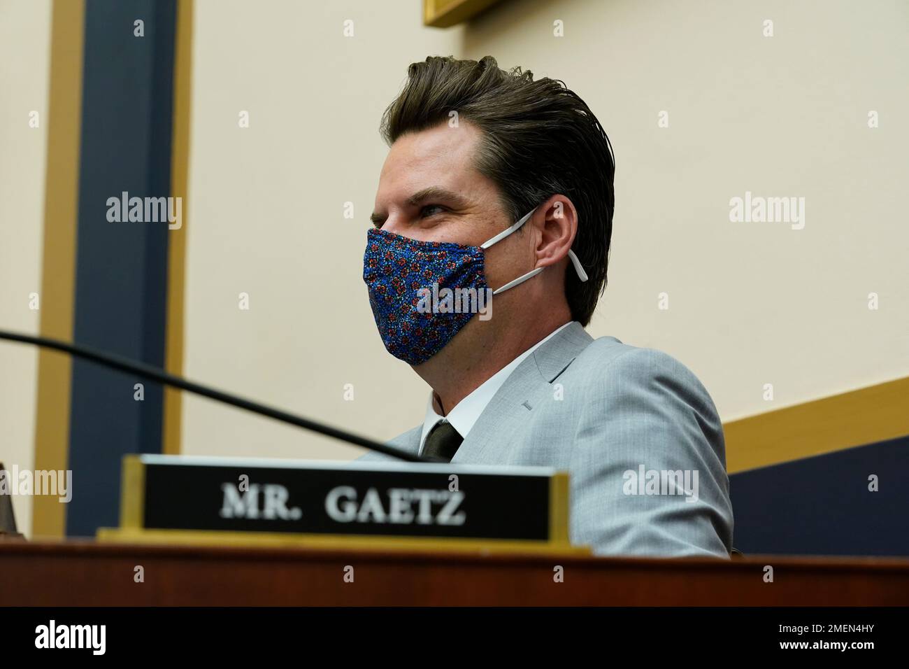 Rep. Matt Gaetz, R-Fla., attends a House Judiciary committee markup at ...