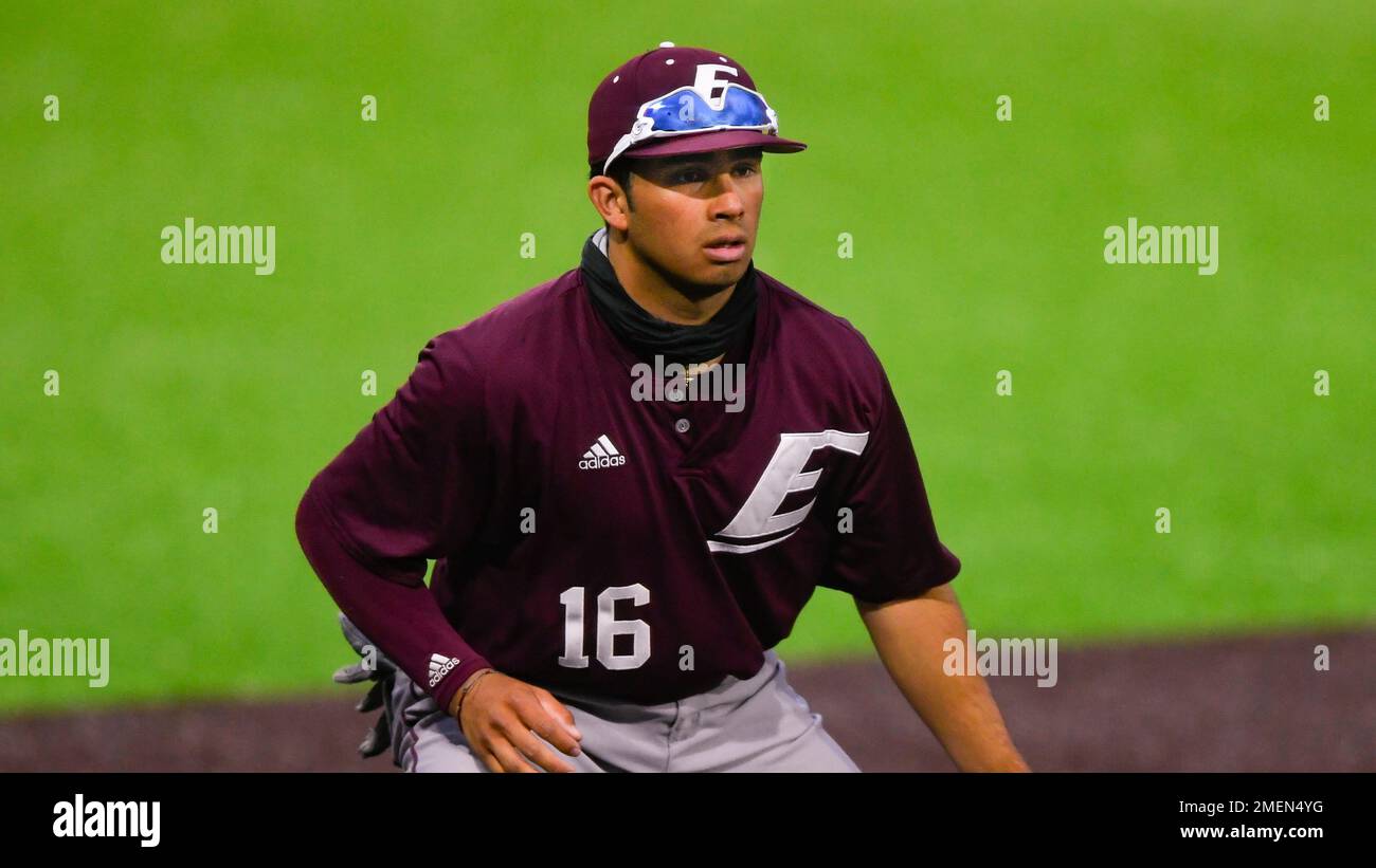 Eastern Kentucky's Brycen Collins plays in an NCAA college baseball ...