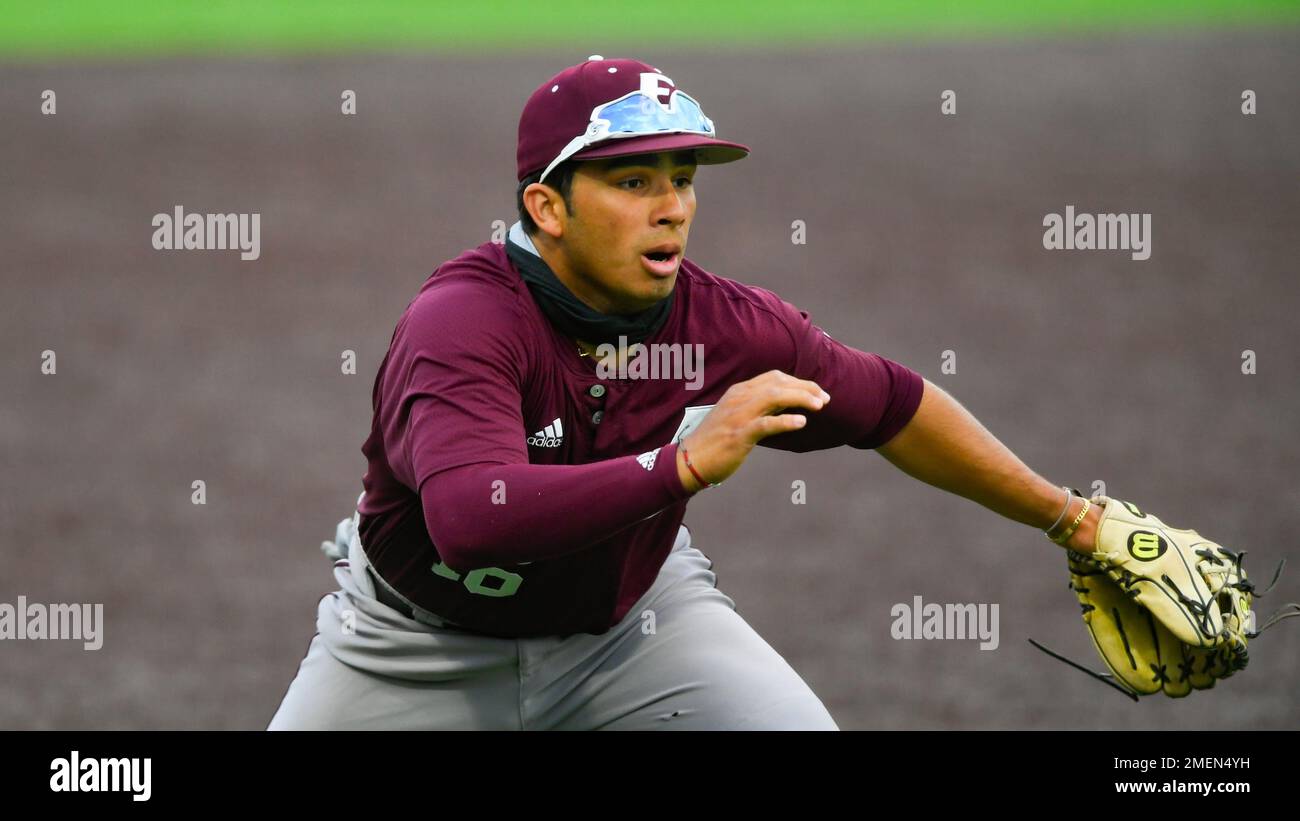 Eastern Kentucky's Brycen Collins plays in an NCAA college baseball ...