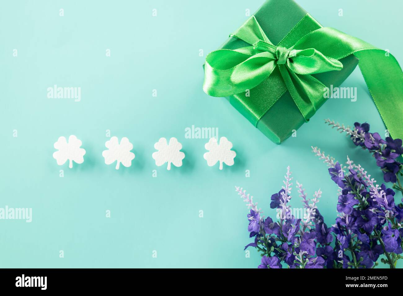 Happy St Patricks Day decoration background Stock Photo - Alamy