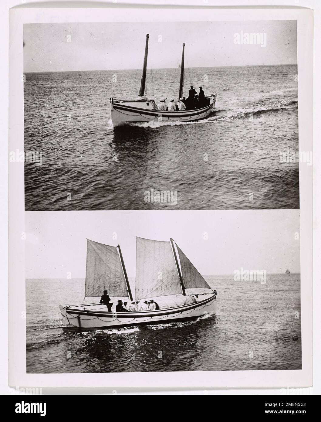 The 36-ft. 'E' Class motor lifeboat of the U.S. Coast Guard is shown ...