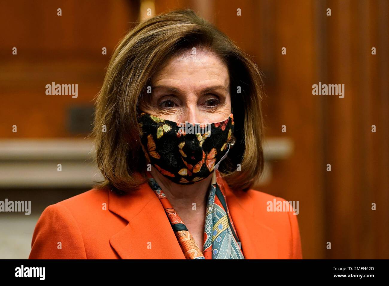 House Speaker Nancy Pelosi of Calif., arrives for an event on Capitol ...