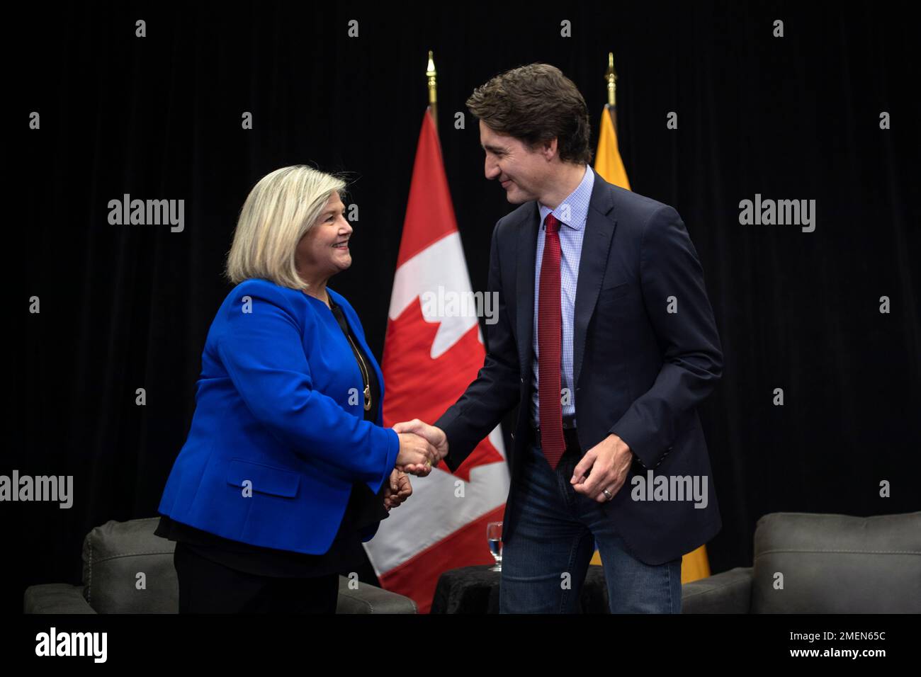 Hamilton, Canada. 23rd Jan, 2023. Prime Minister Justin Trudeau meets ...