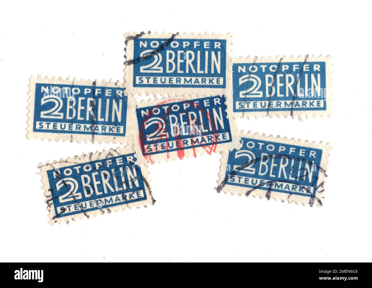Vintage postage stamps from Germany on a white background Stock Photo ...