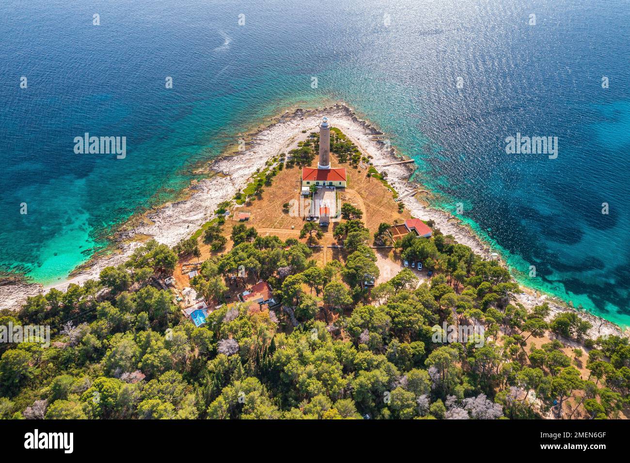Light house Veli Rat Stock Photo - Alamy