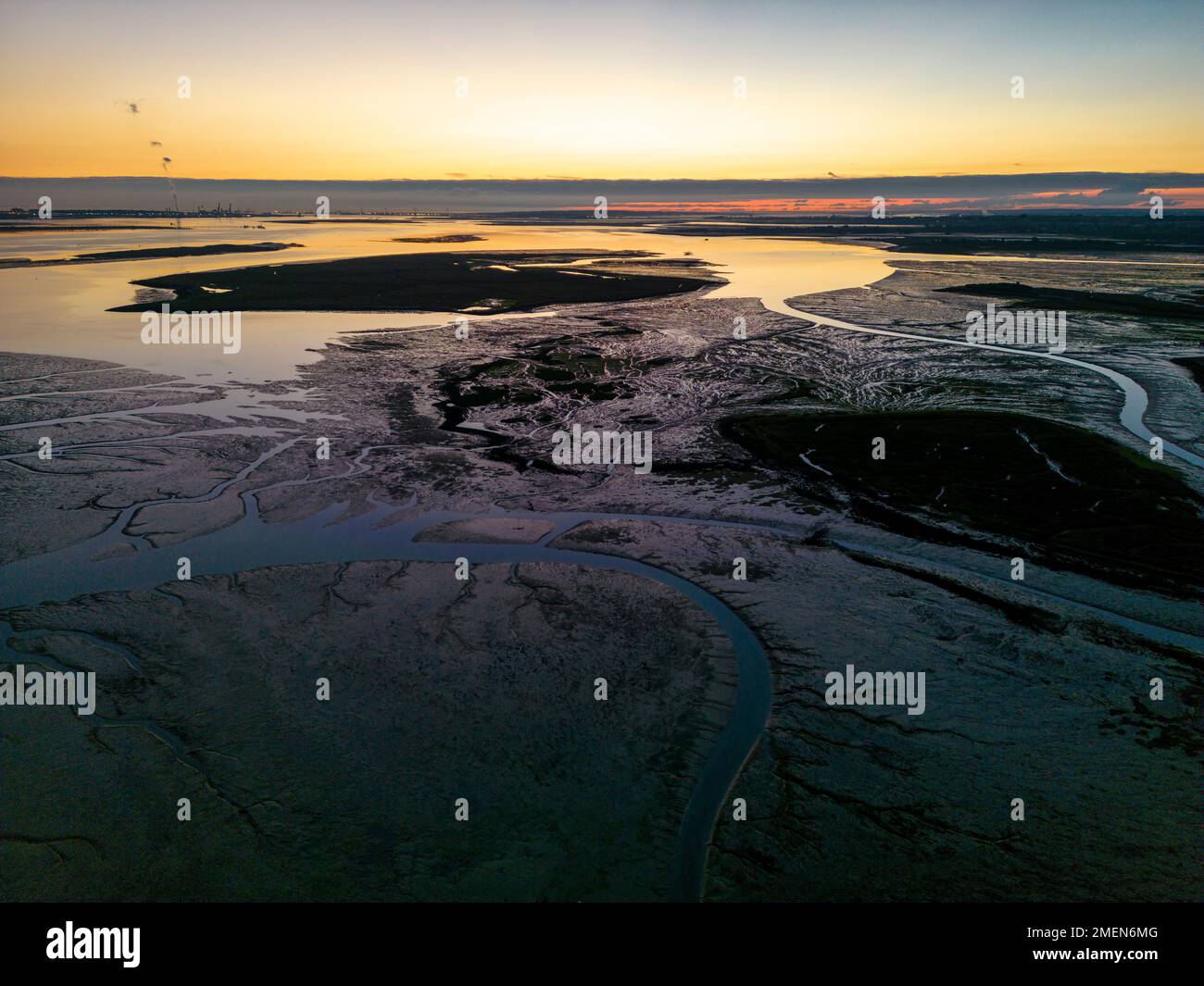 Hoo salt marsh hi-res stock photography and images - Alamy