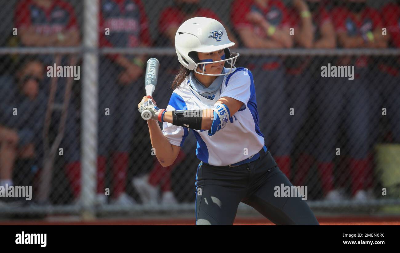 Central Connecticut State's Carli Backlund (15) during an NCAA softball ...