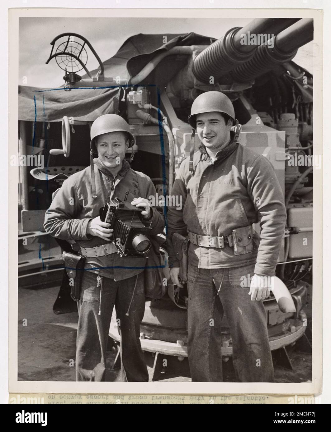 Coast Guardsman Art Green, a combat photographer, meets fellow crew ...