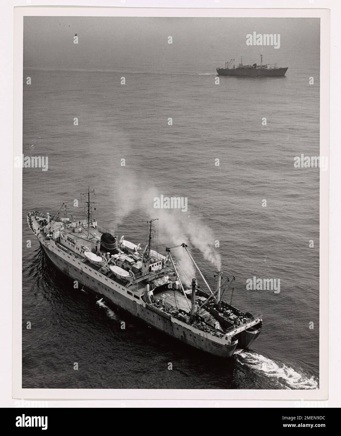 Two Soviet Stern Trawlers are shown, highlighting their design and ...