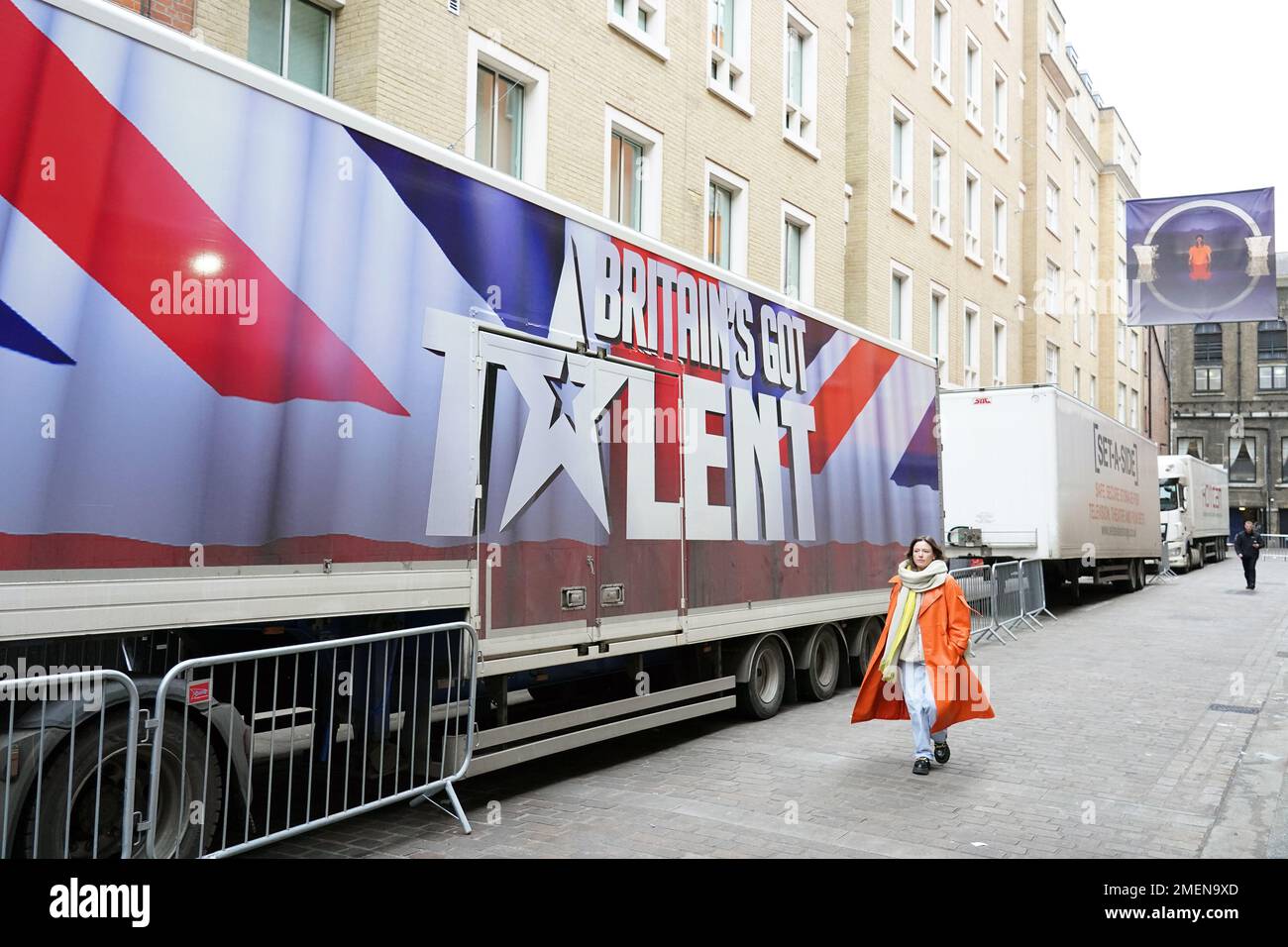 A Britain's Got Talent lorry ahead of auditions, held at The London ...