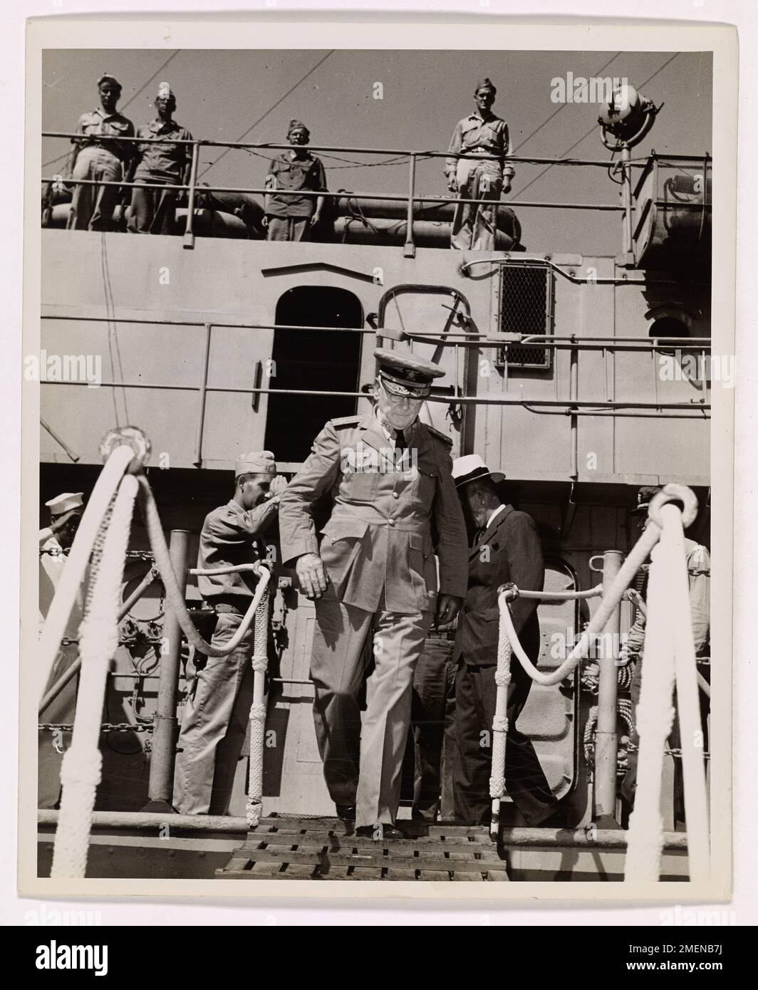 U.S. Navy Admiral William Harrison Standley visits a Coast Guard ...