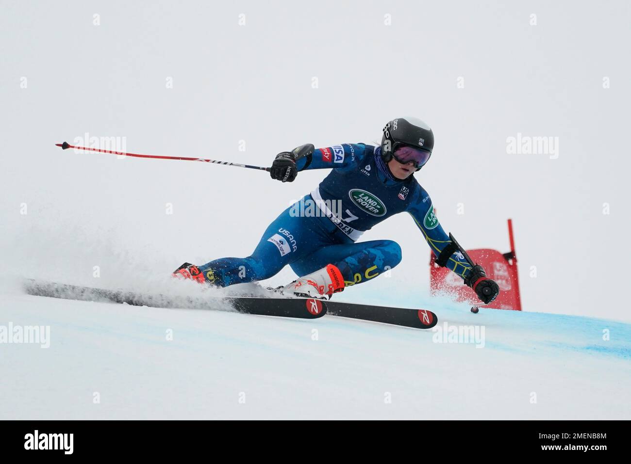 Zoe Zimmermann competes in the women's Super-G at the U.S. Alpine ...