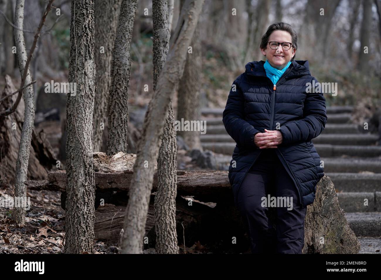 Rabbi Sharon Kleinbaum poses for a picture near her home in New York ...