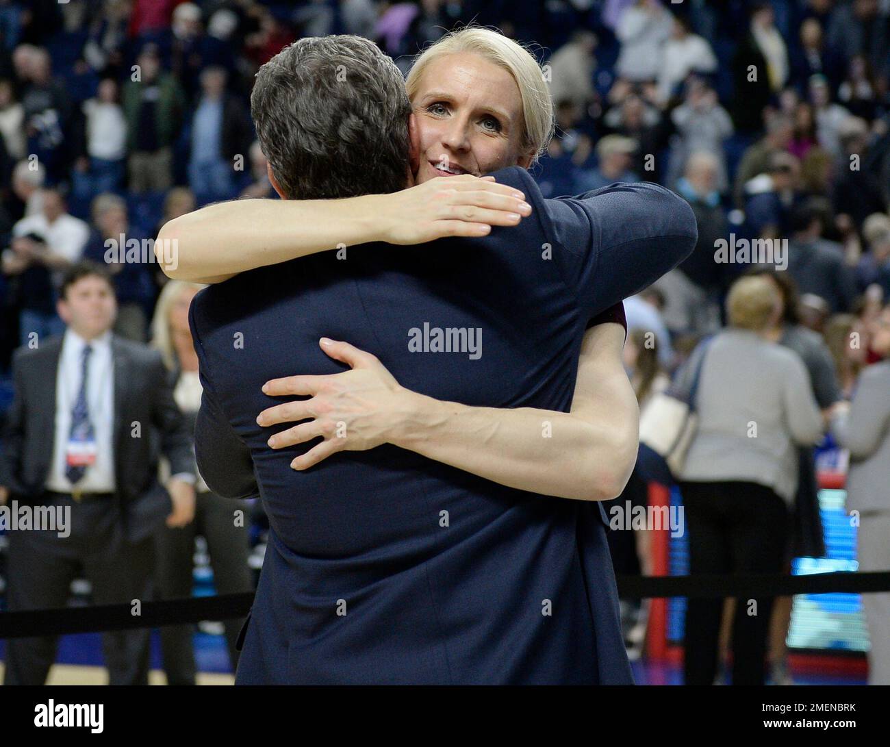 FILE - In this March 28, 2016, file photo, Connecticut assistant coach ...