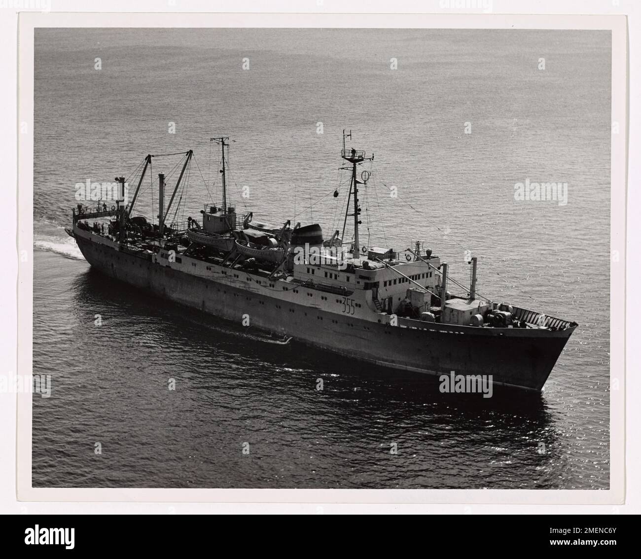 The Soviet stern trawler A. Tammsaare is captured in this image ...