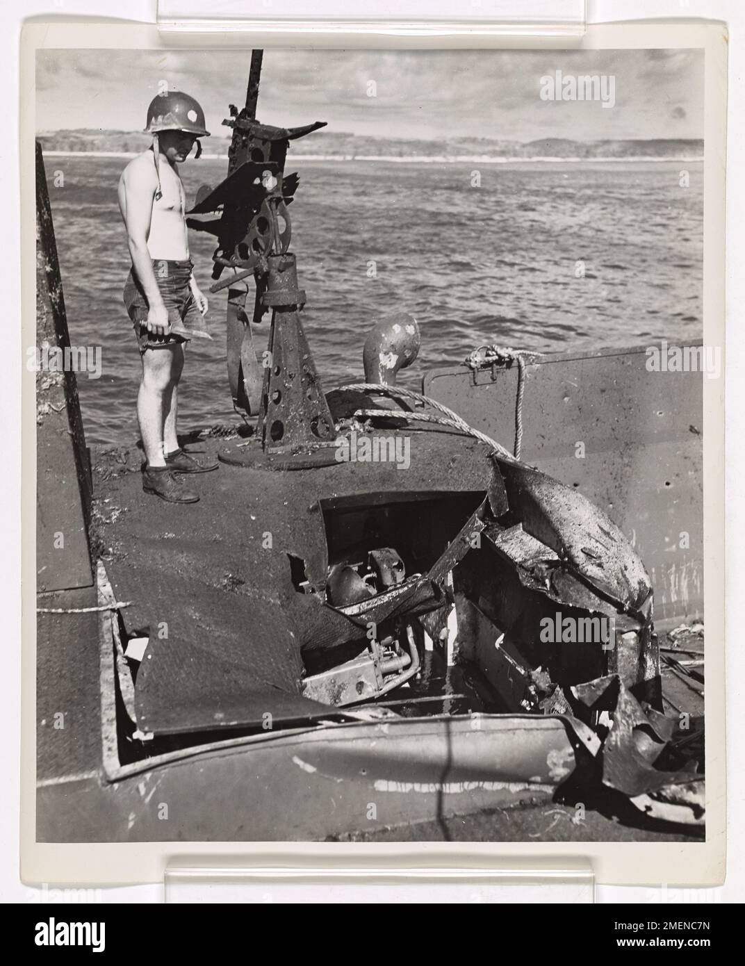 During the invasion of Saipan, a Coast Guard-manned tank lighter was ...