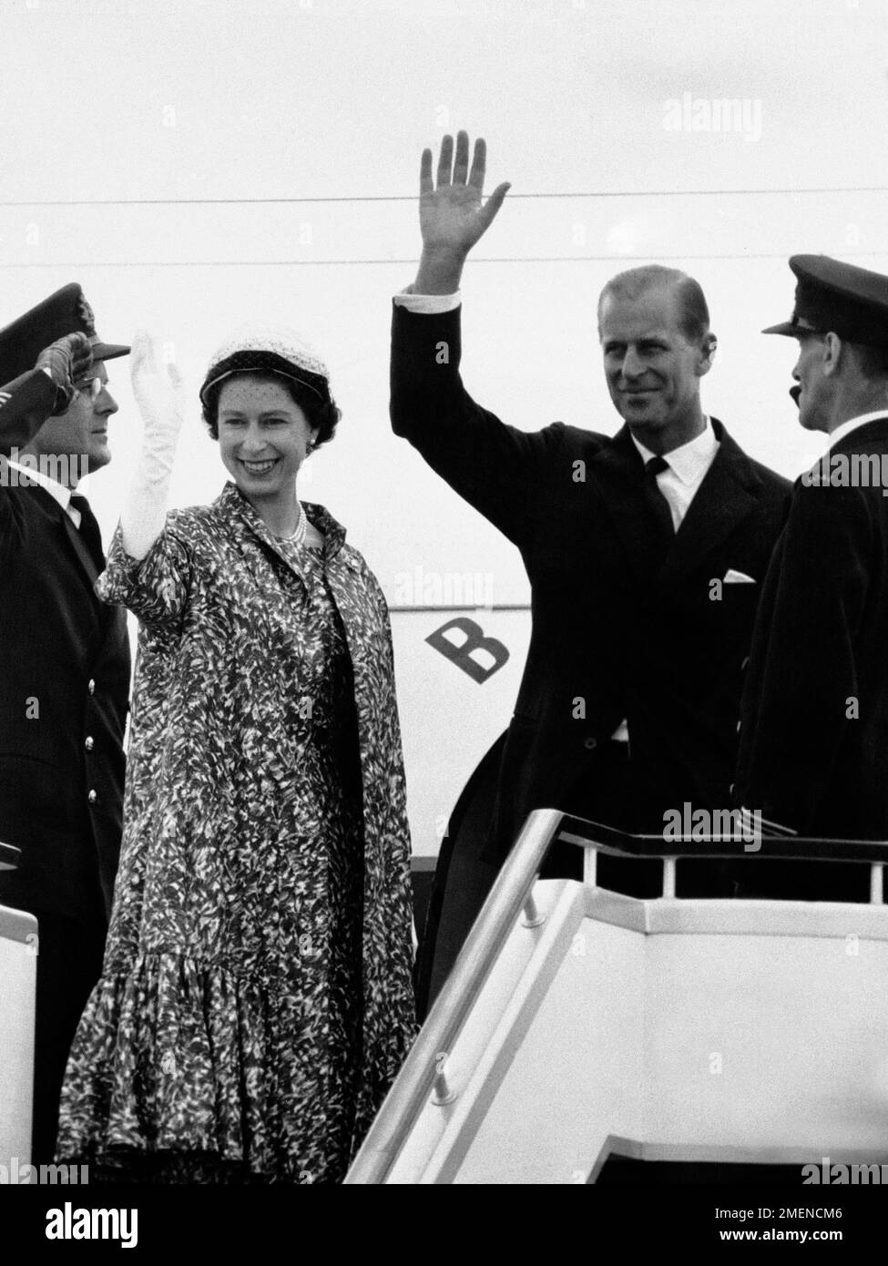 FILE - In this file photo dated June 18, 1959, Prince Philip waves as ...