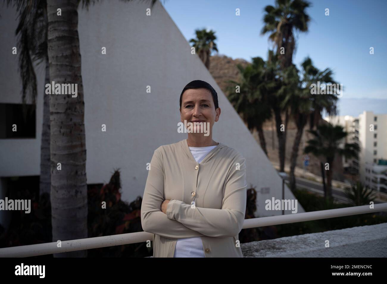Norwegian restaurant owner Unn Tove Saetran poses for a portrait at the ...