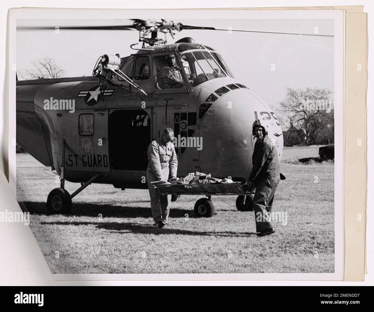 A Coast Guard helicopter rescues sailor Randolph Foskey from the tanker ...