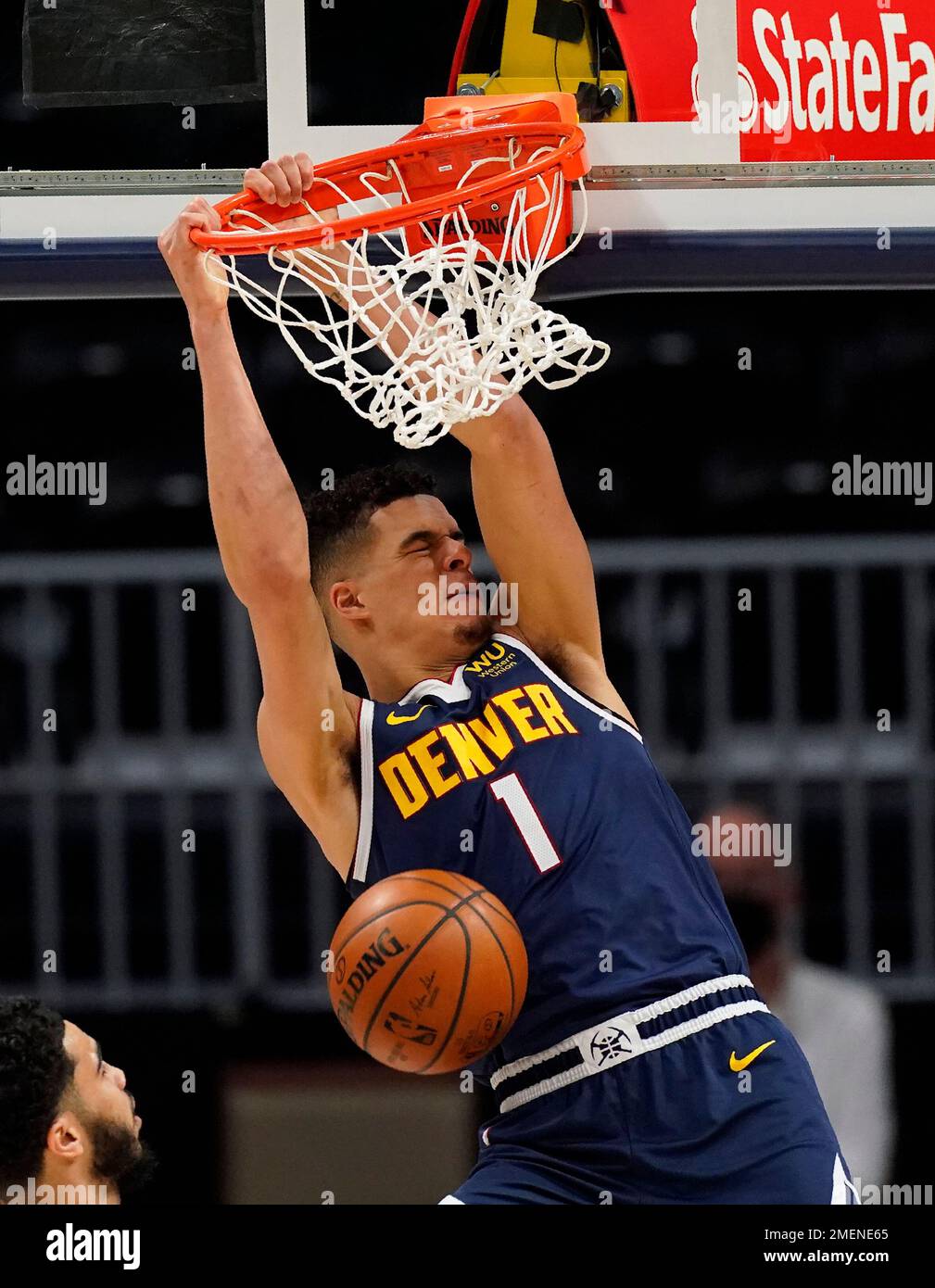 Denver Nuggets forward Michael Porter Jr. (1) in the first half of an ...