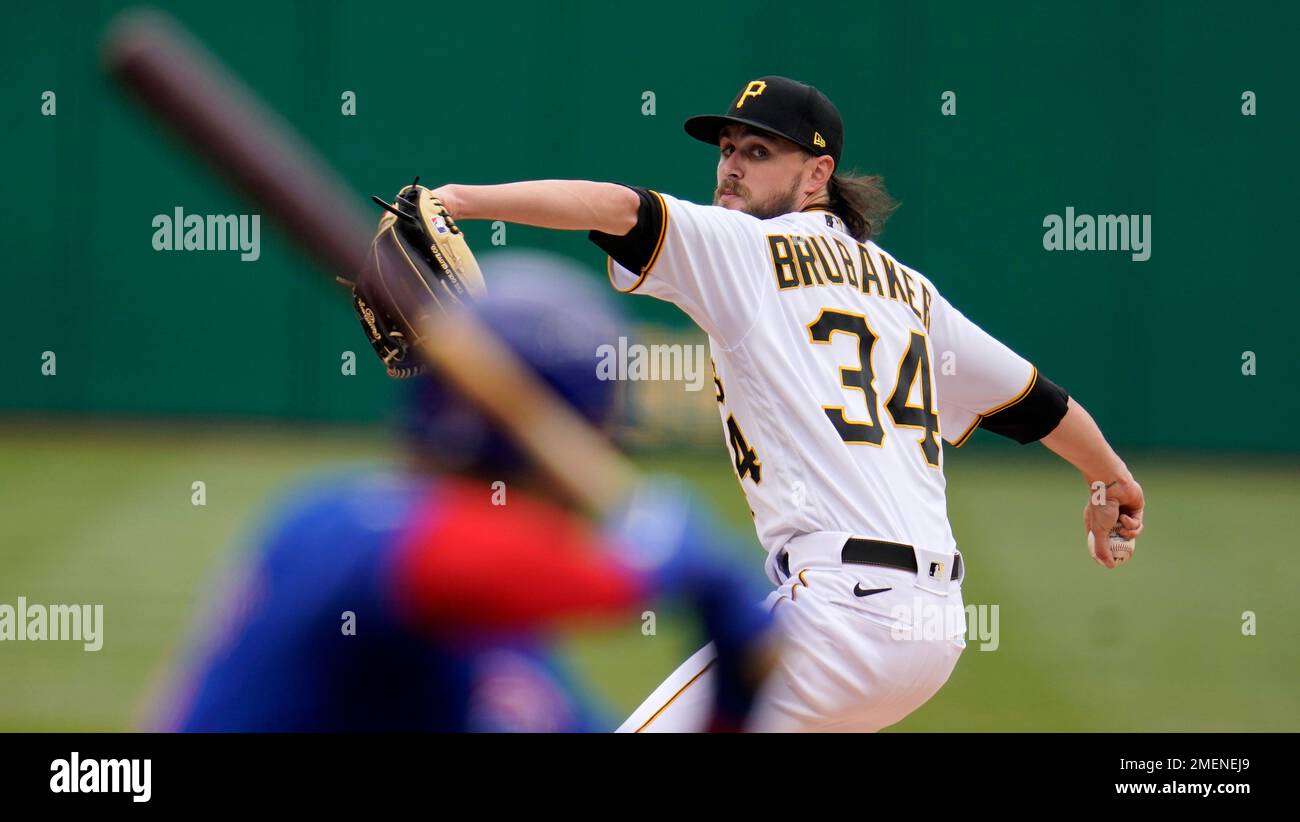 Pittsburgh Pirates starting pitcher JT Brubaker delivers during the ...